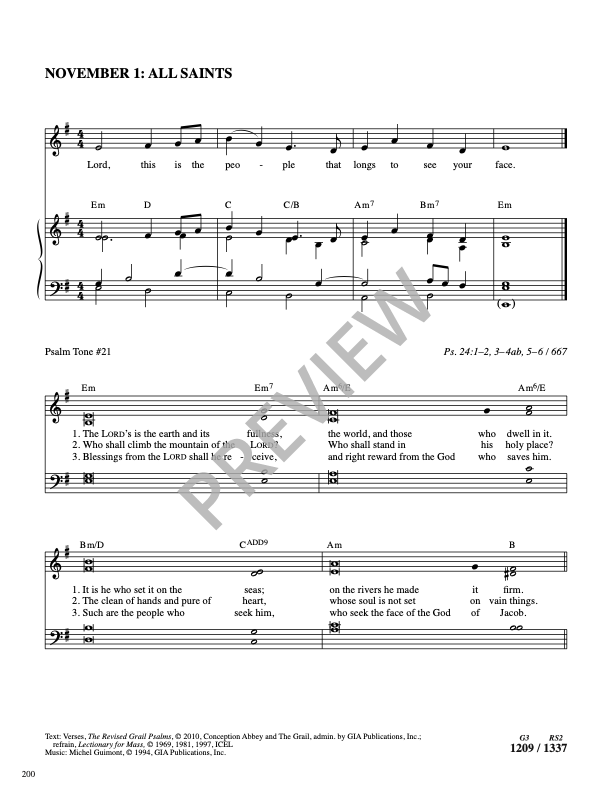 GIA Publications - Solemnity of All Saints - (RC)